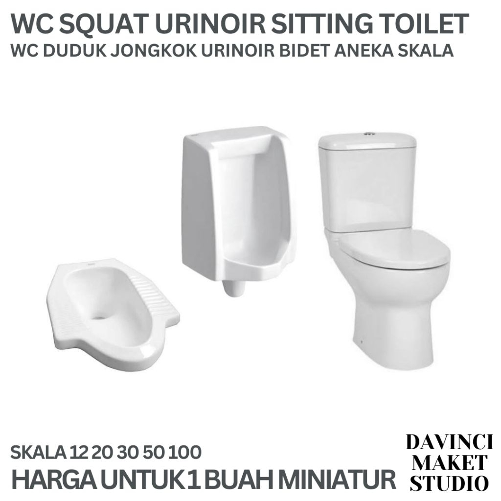 Miniature Squatting WC Jamban Bidet - Water Closet Sitting Sit Squat ...