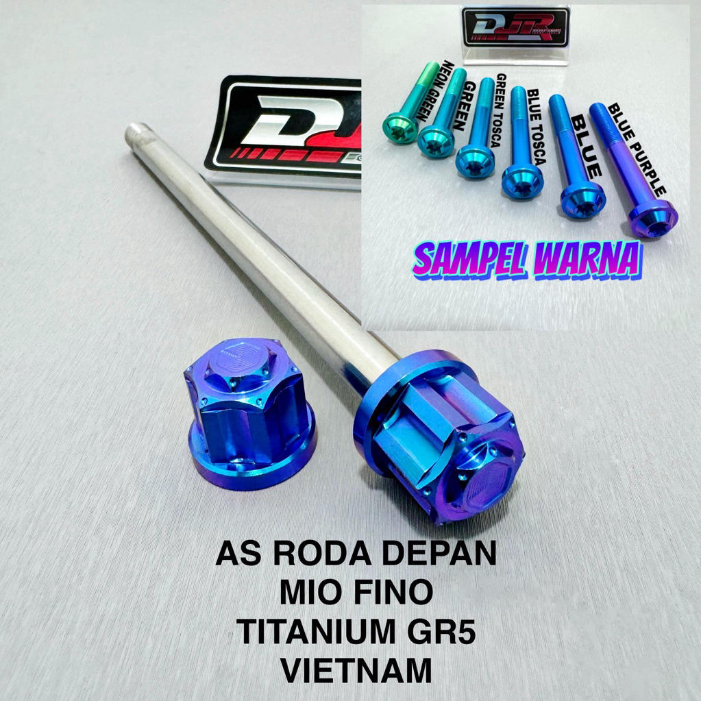 MIO SOUL SMILE FINO TITANIUM GR5 FRONT AXLES original VIETNAM | Shopee ...