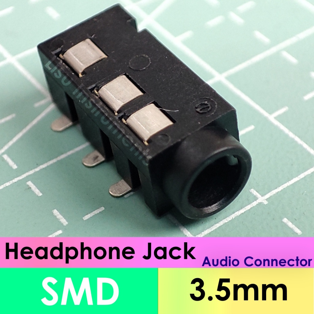 PJ-320D 3.5mm Headphone Jack 30V Copper 500mA SMD Audio Connector ...
