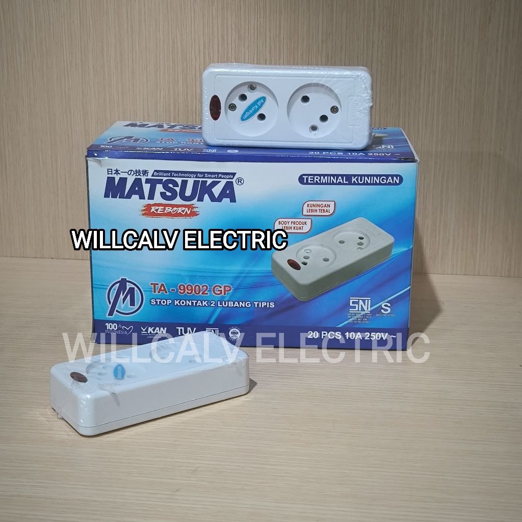 Matsuka flat socket with 2 hole brass terminals | Shopee Philippines