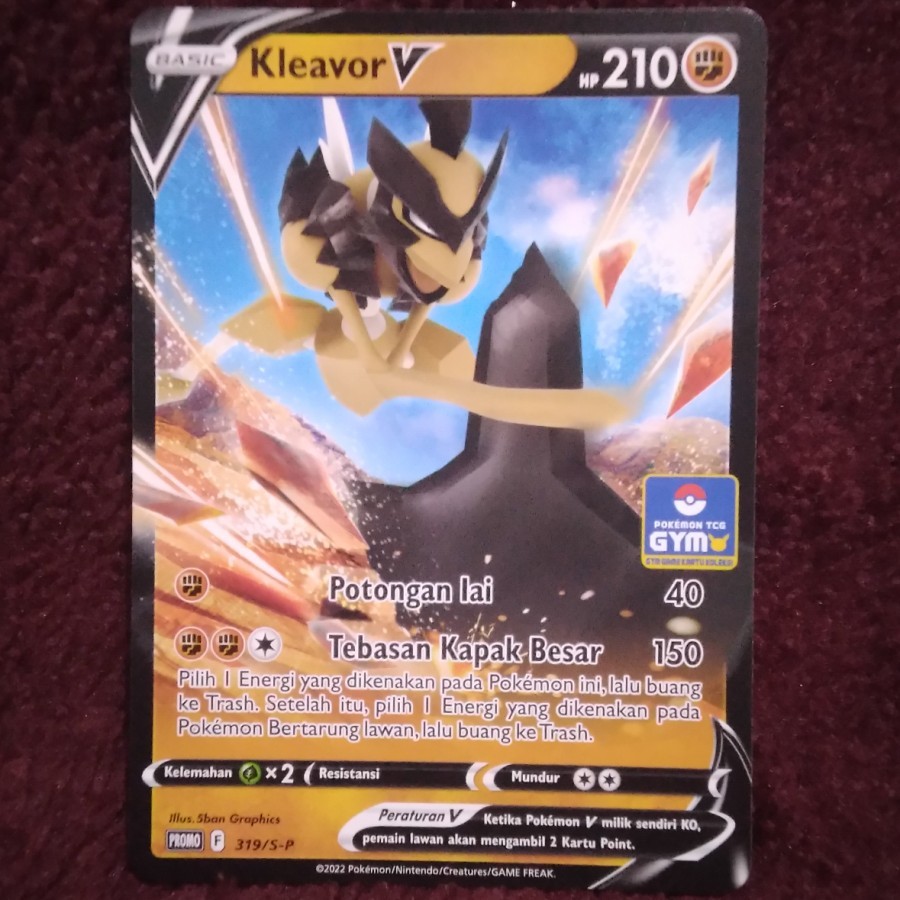 Kleavor V Gym 319/SP - Pokemon TCG Indonesia | Shopee Philippines