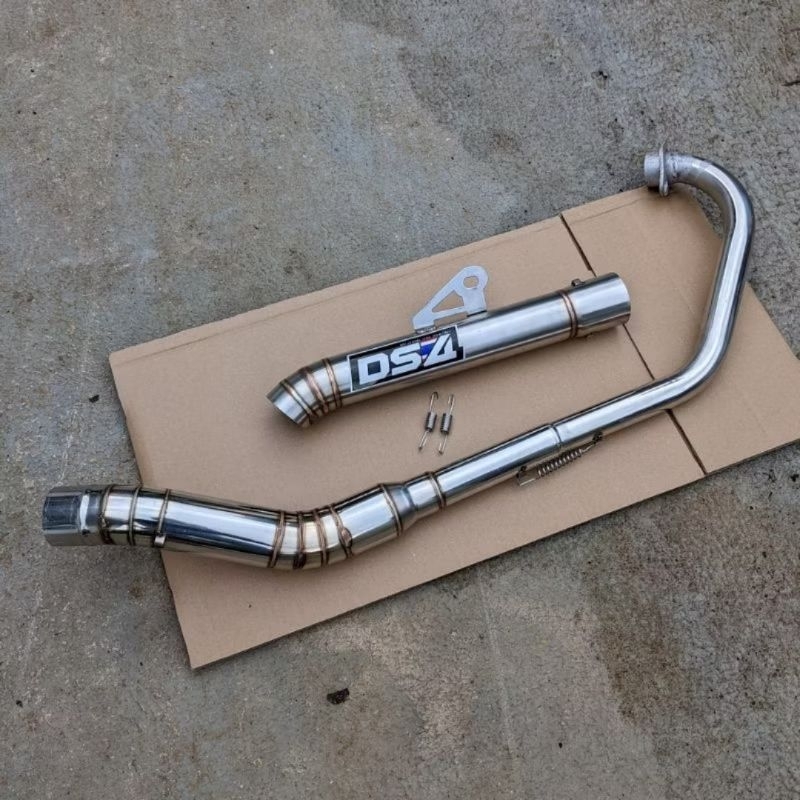 Ds4 Super OPEN Exhaust pipe raider 150fi,carb Rusi_TC125 150skygo bajaj ...
