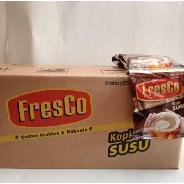 Fresco Coffee Milk 1 Box contains 10 Packs x 12 Packs (120 Sachets ...