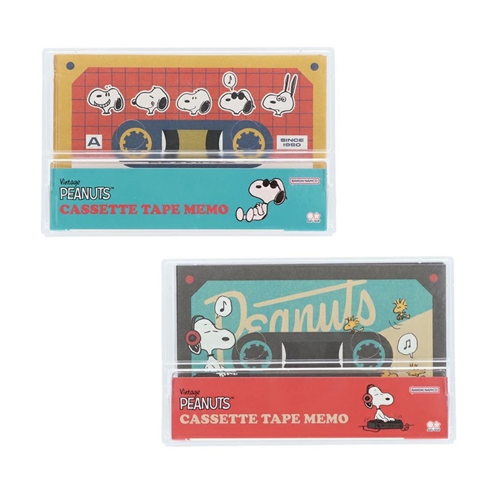 Cassette Tape Memo Peanuts Snoopy Joe Cool Vintage Collection Small ...