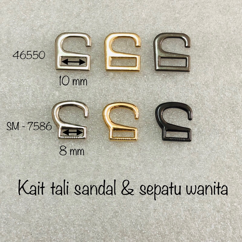 Women's sandal & shoe strap hooks per 12 pcs | Shopee Philippines