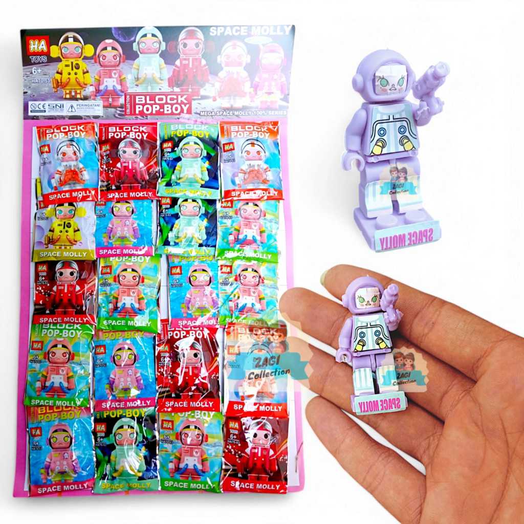 Space Molly Robot Disassembly Toy - PopBoy Space Molly Block Toy - Pop ...