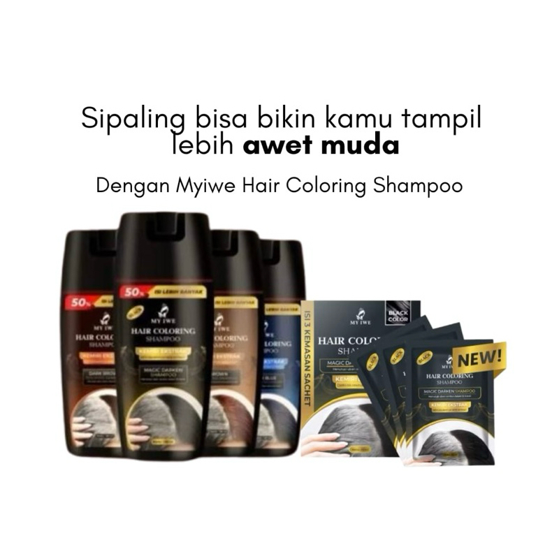 Ready Myiwe Sachets | My Iwe contains 150 ml | Myiwe blackening shampoo ...