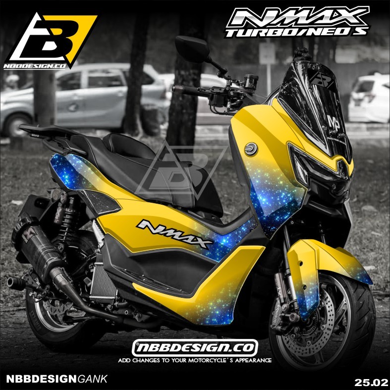 Yamaha NMAX TURBO Sticker Decal - 2024 2025 NMAX NEO S Sticker FULL ...