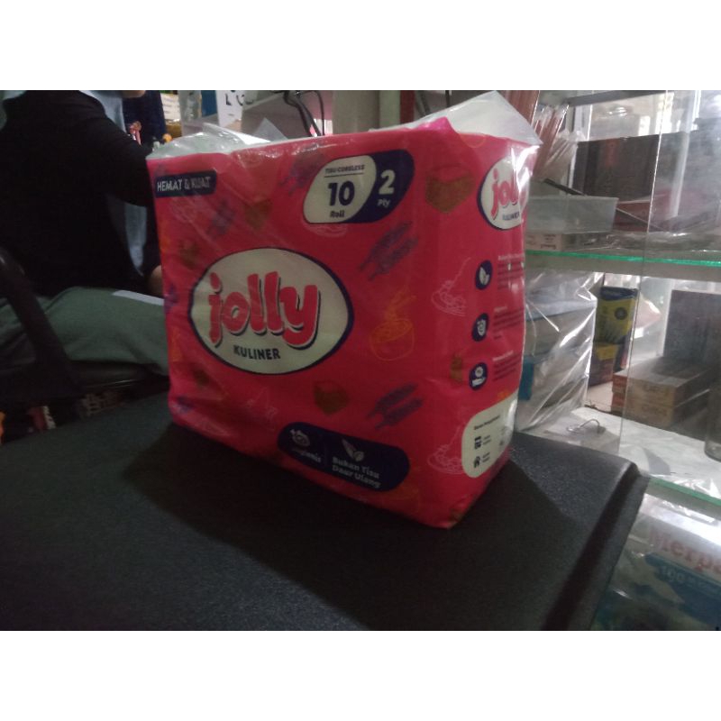 Jolly TISSUE ROLLS CORELES CONTENTS 10 rolls/PACK | Shopee Philippines