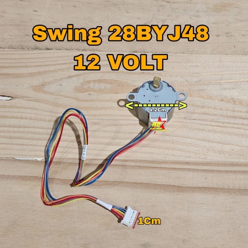 28byj48 Dc 12 Volt Dynamo Swing AC SHARP AKARI POLYTRON HONSU DAST TCL ...