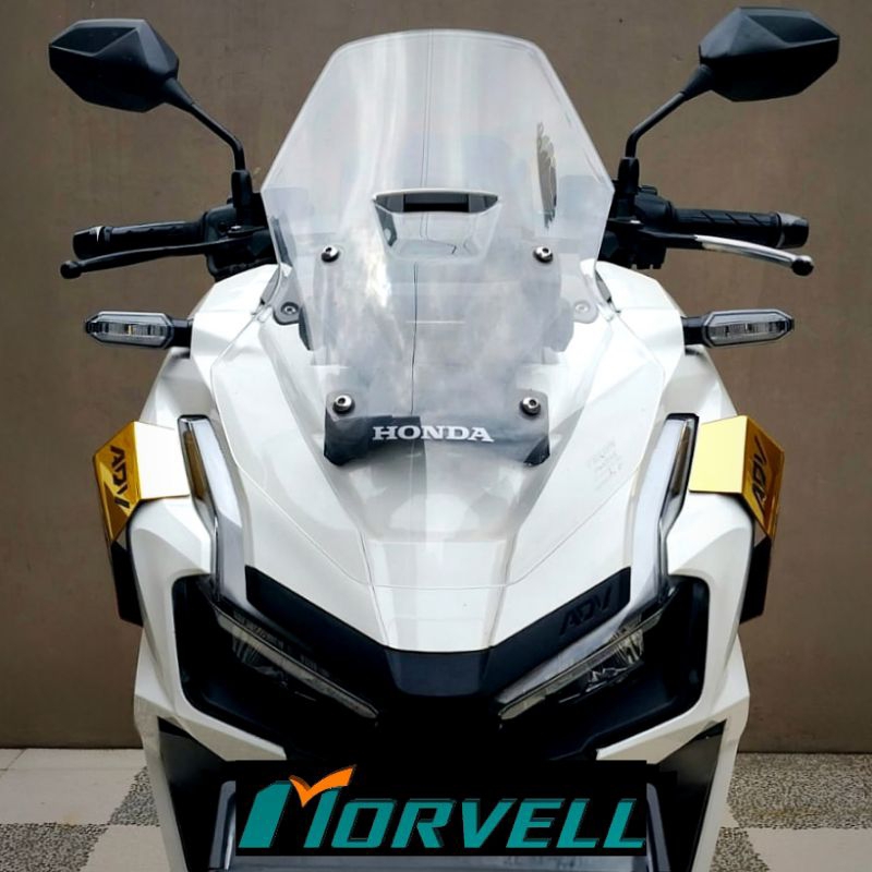 Honda adv 160 150 side air flow vent Aero winglet handlebar cover cable ...