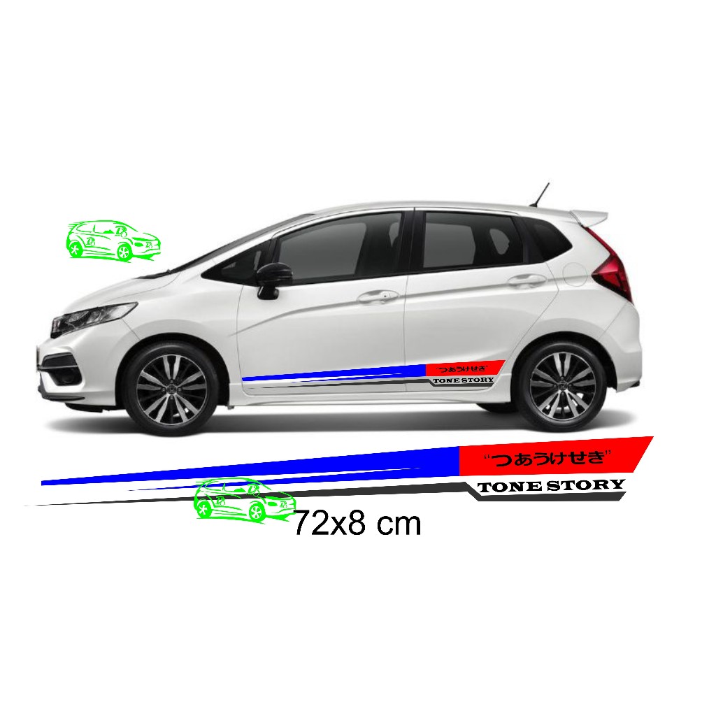 HONDA JAZZ BOTTOM SIDE LIST STICKER | Shopee Philippines