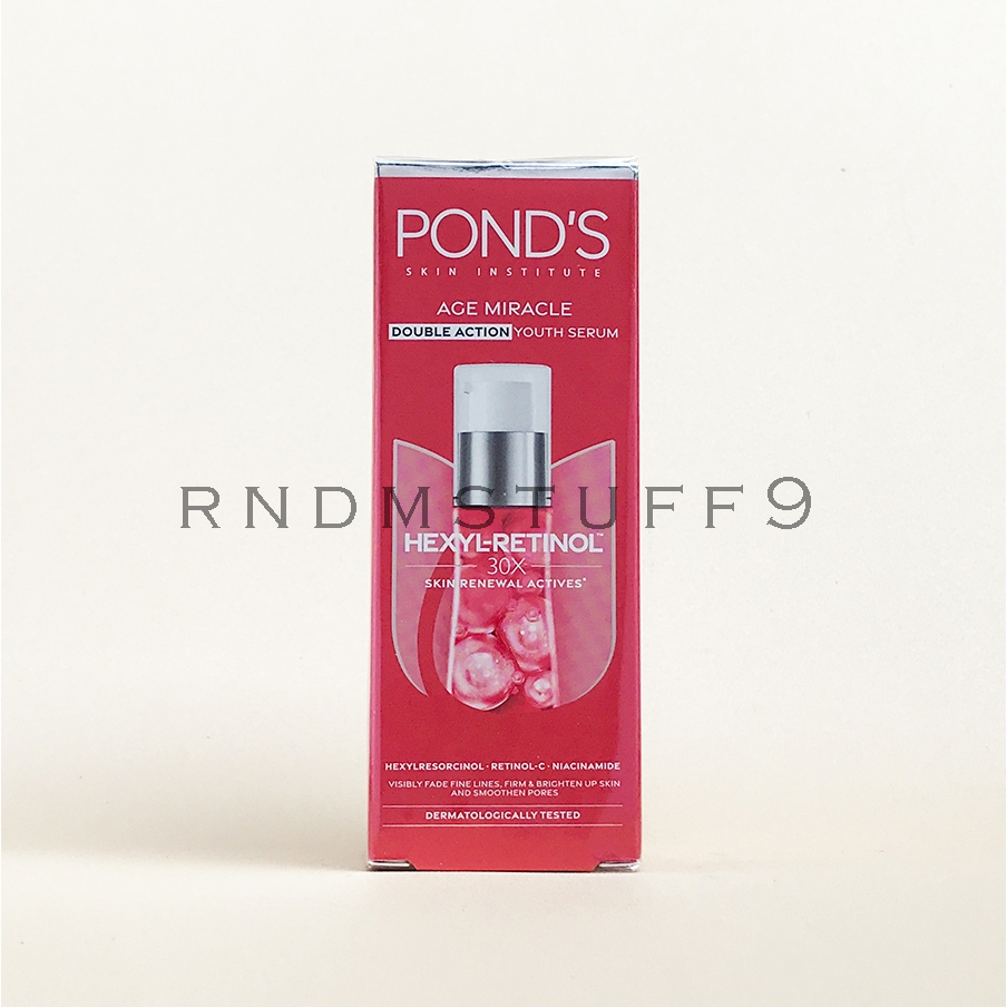 Ponds Age Miracle Double Action FACIAL Serum Anti Aging +Glowing Serum ...