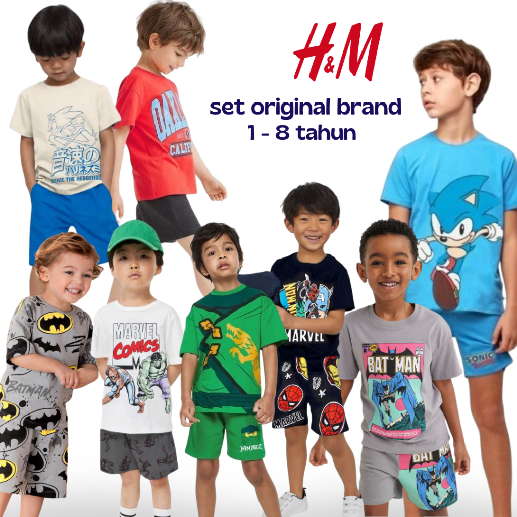Children's Pants Set 1 to 8 years old, Original Brand HnM, soft, cool ...