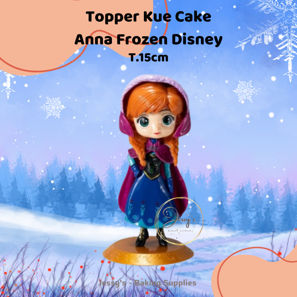 Anna Frozen Disney Princess Disney Princess Cake Topper | Shopee ...