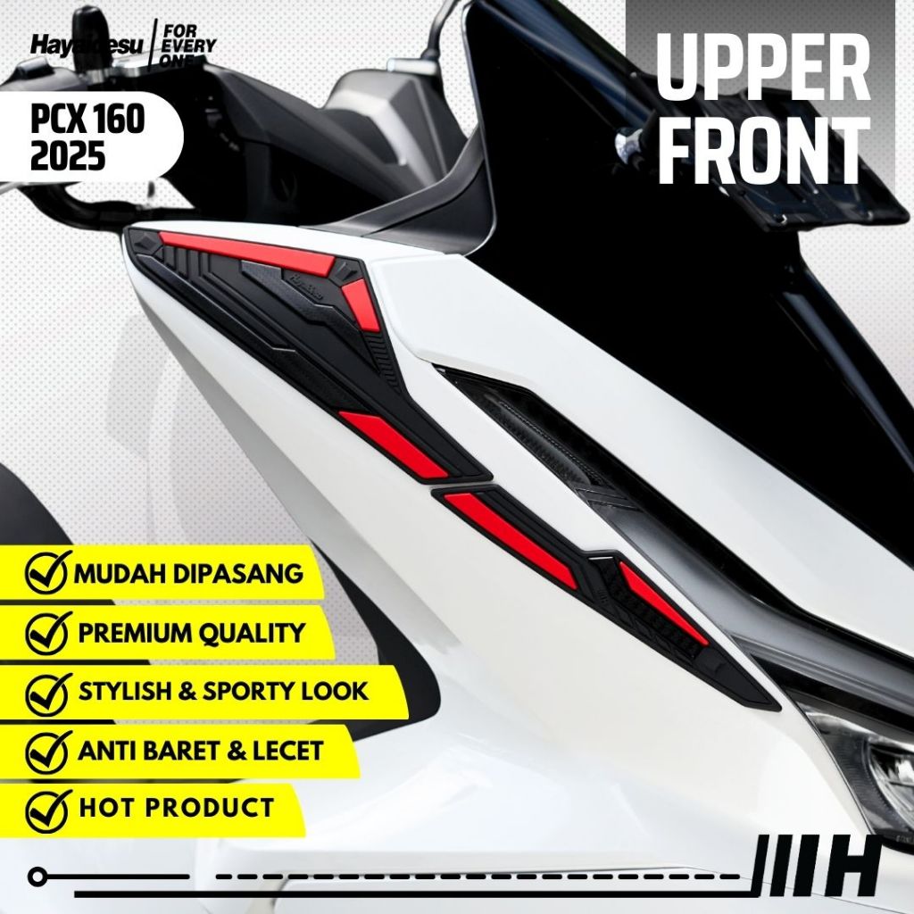 Honda PCX 160 2025 (CBS/ABS/RoadSync) Motorcycle Body Protector Upper ...