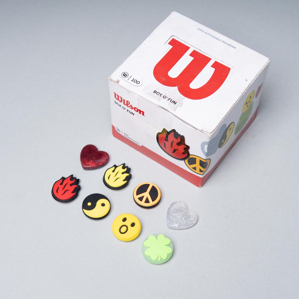 Wilson O' Fun Damp Vibra Anti Vibration Tennis Damper Dampener | Shopee ...