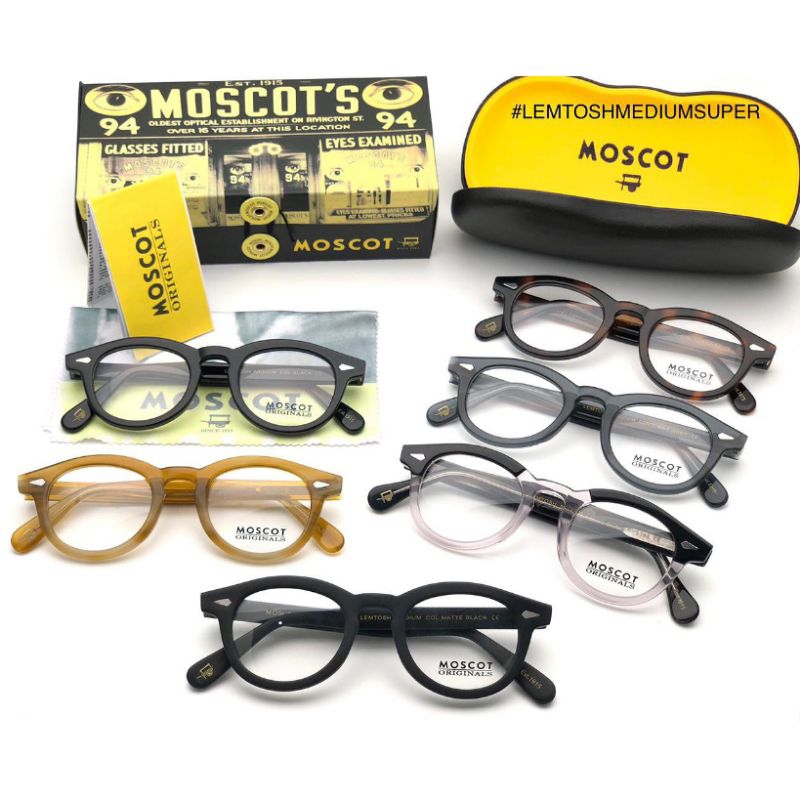 MOSCOT LEMTOSH Anti-Radiation Glasses Medium Size Men Women | Shopee ...
