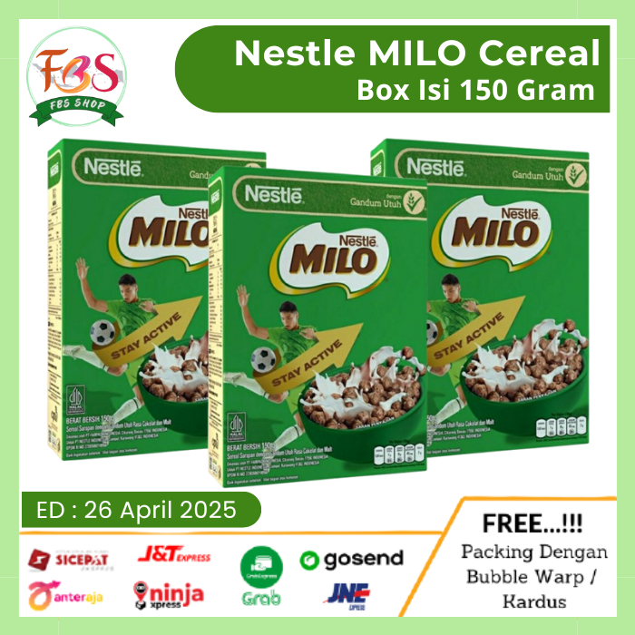 Nestle Milo Chocolate Flavor Breakfast Cereal Box 150gr | Shopee ...