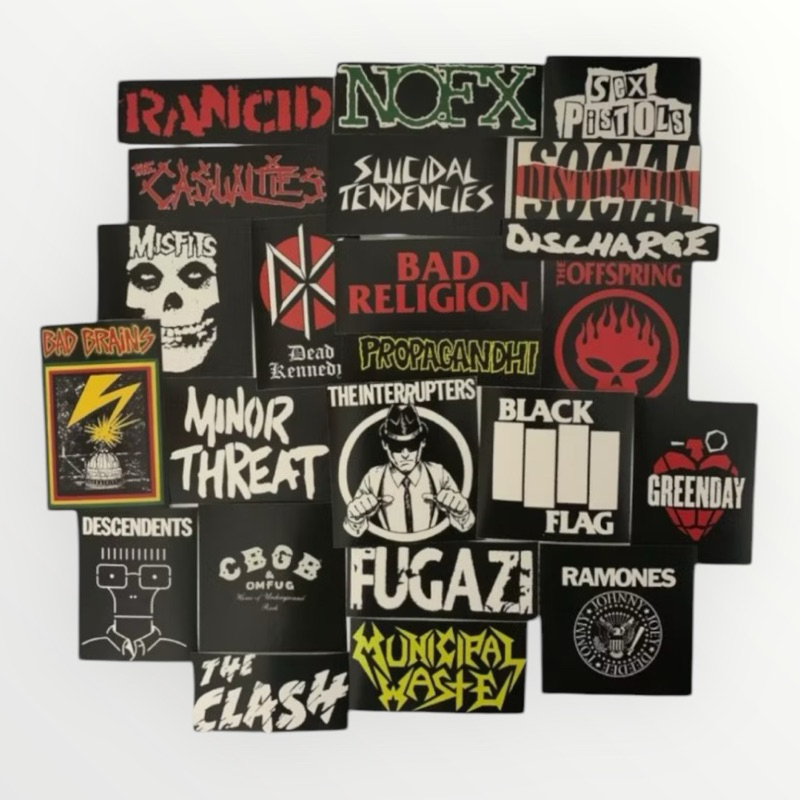 Punk Band Stickers (contains 23 stickers) | Shopee Philippines