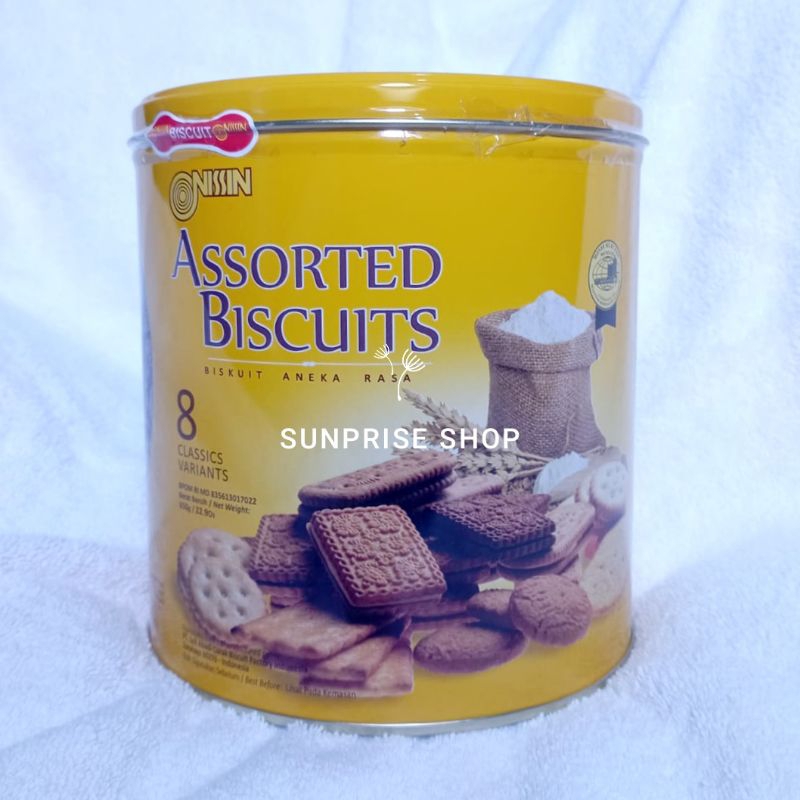 Nissin Assorted Biscuits Canned 650 grams | Shopee Philippines