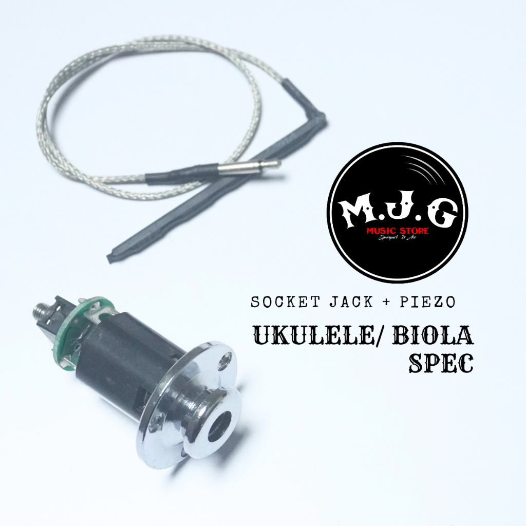 Jack socket enpin strap belt + piezo guitar ukulele kentrung violin ...
