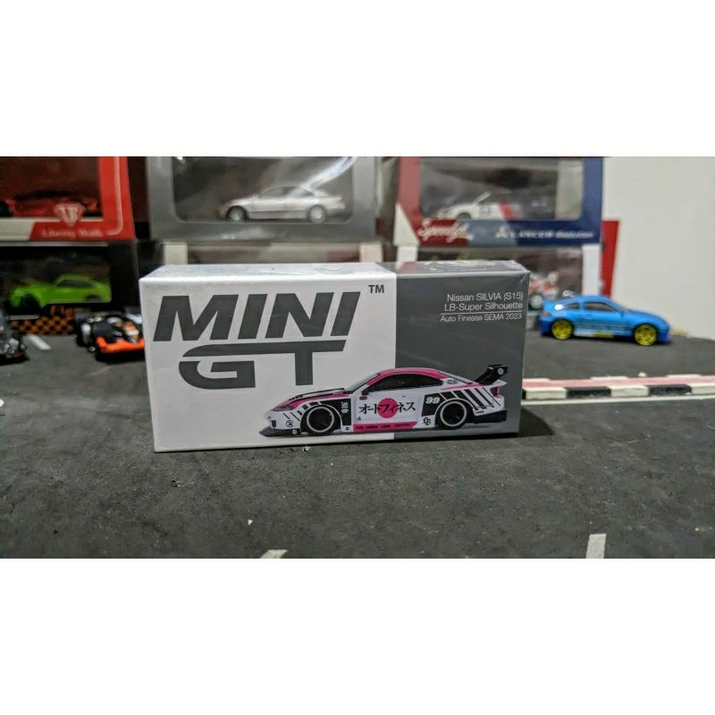 Diecast Mini GT Nissan Silvia S15 LB Super Silhouette Auto Finesse Sema ...