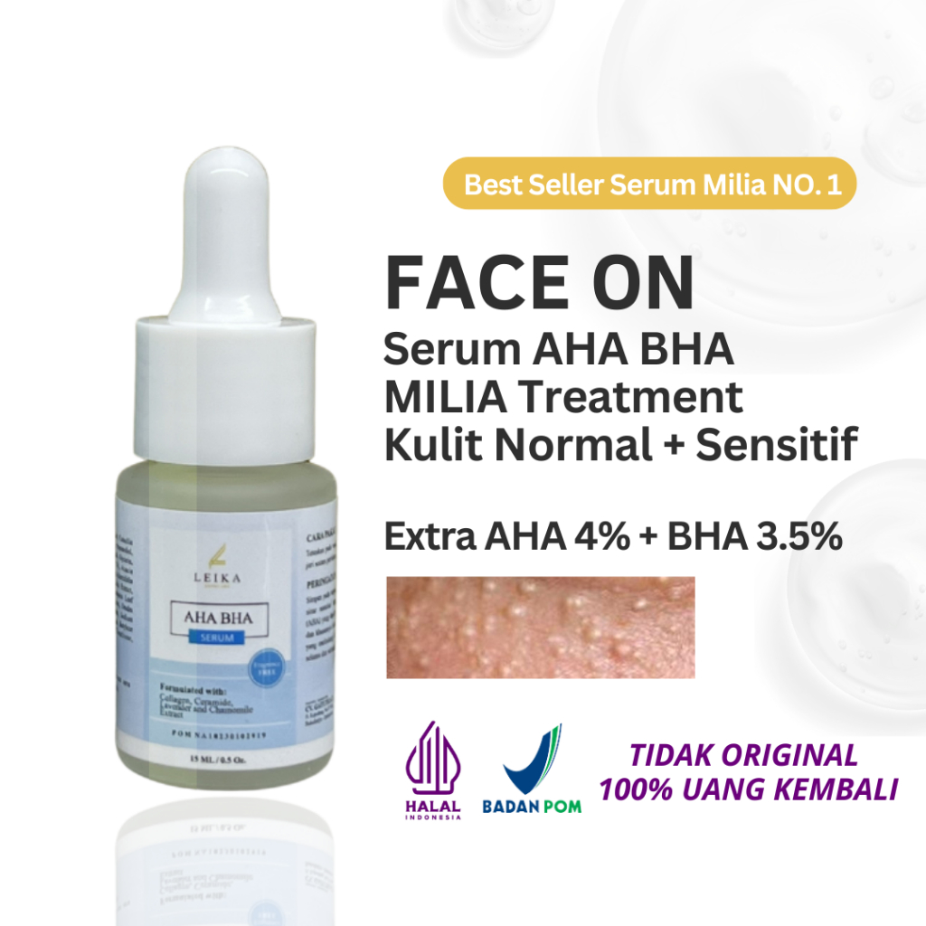 MATA AHA BHA Milia Leika Skincare Aha 4% Serum Milia Leika Serum Milia ...