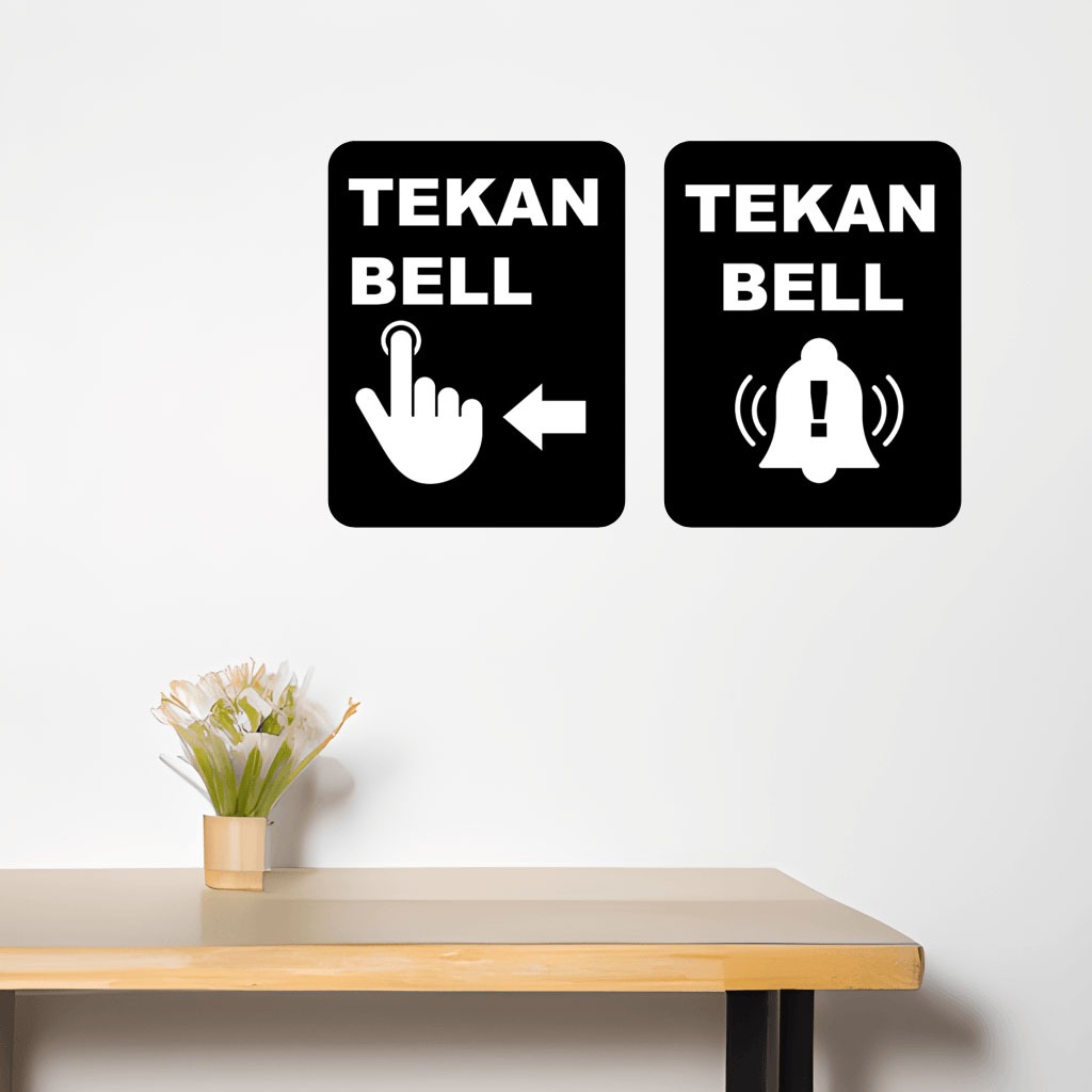 Mdf BELL SIGN BOARD 20X15 CM | Shopee Philippines