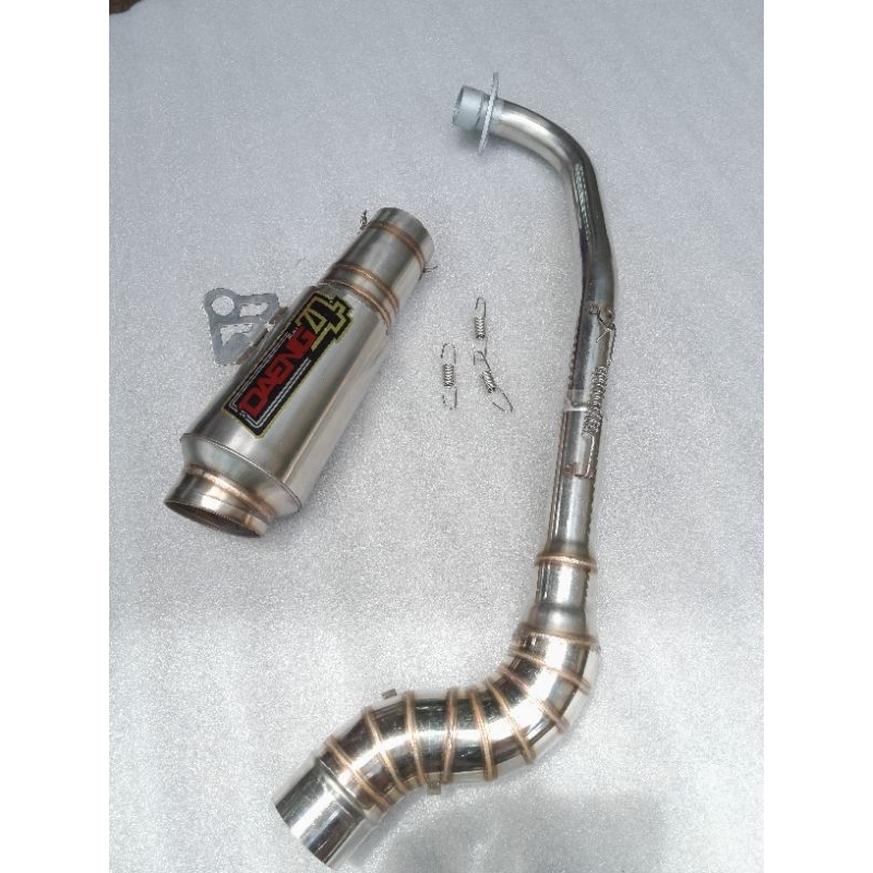 Daeng sai4 Pipe canister conical open specs exhaust Pipe for Wave 125 ...