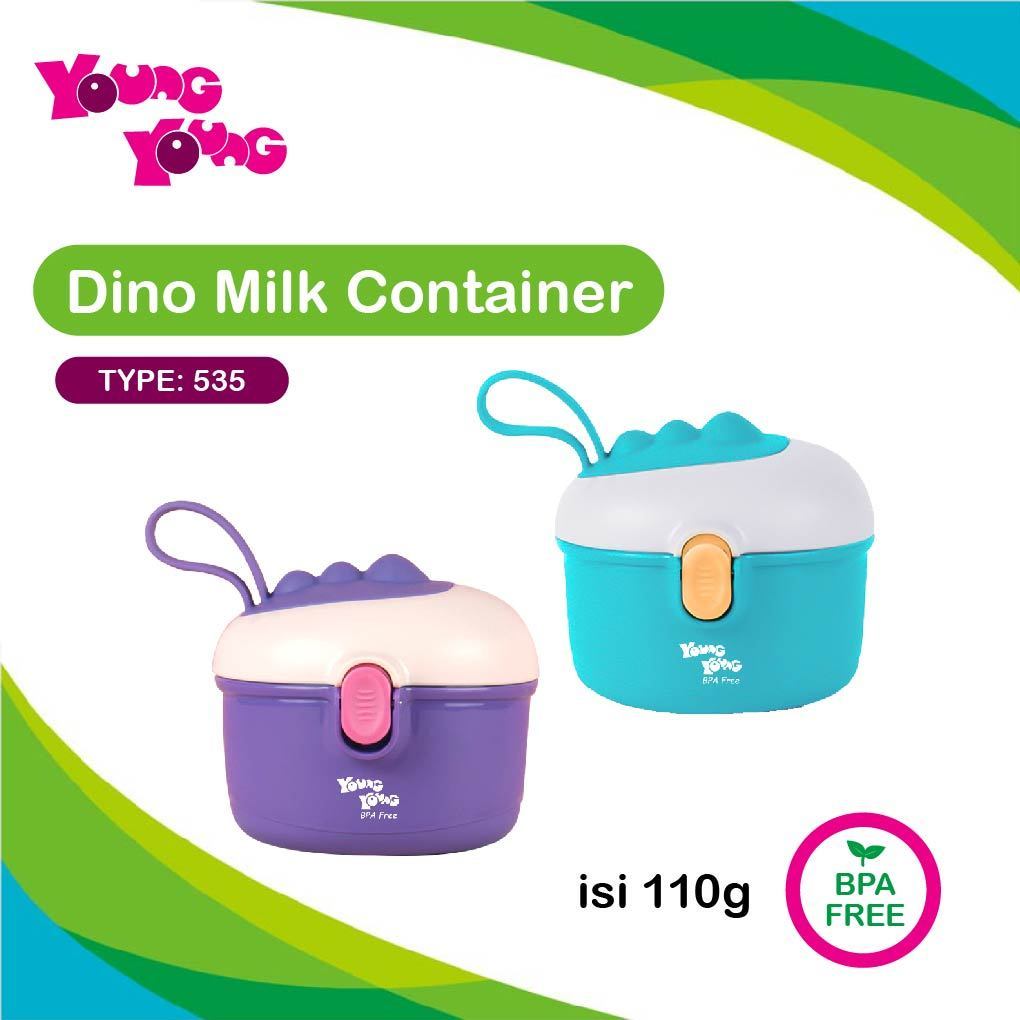 Young YOUNG Plastic Milk Container 110 Gram BPA Free Dino Milk Container 535 | Shopee Philippines