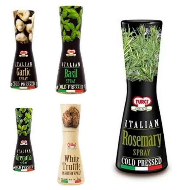 Turci Italian Spray Truffle Garlic Rosemary Saffron Basil Oregano Oil ...