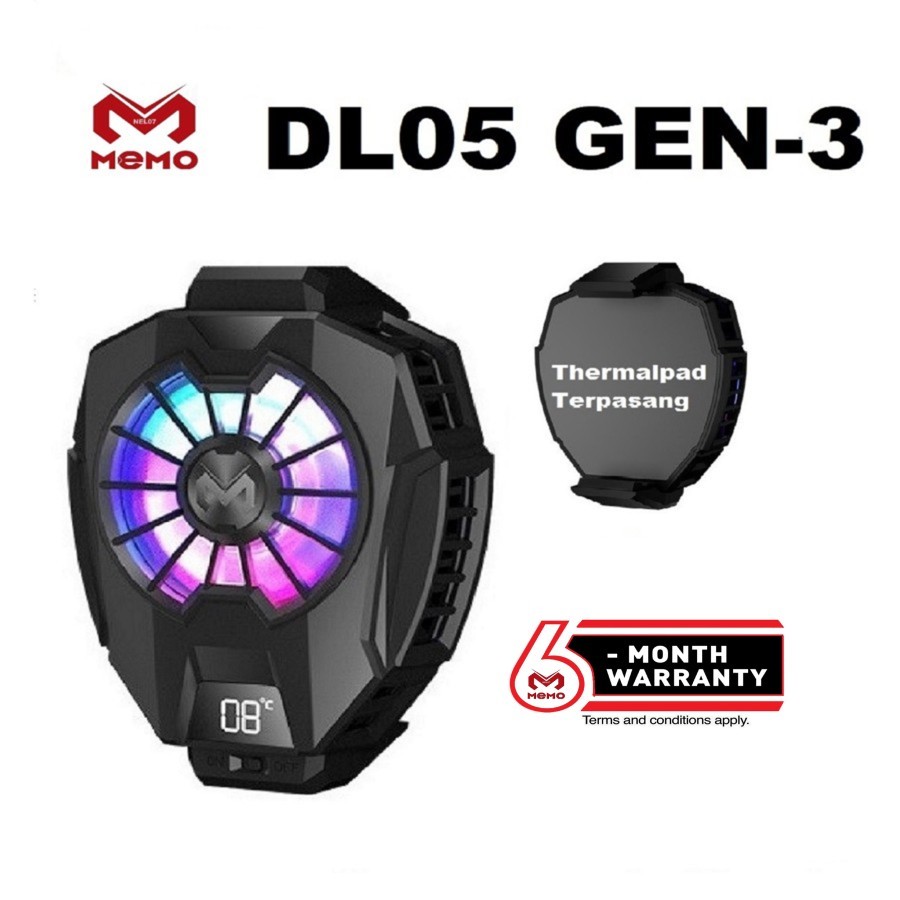 Memo DL05 Fancooler HP Cooling Radiator Coolingfan Gaming RGB LIGHT Memo DL-05 Gen 3 Original ...