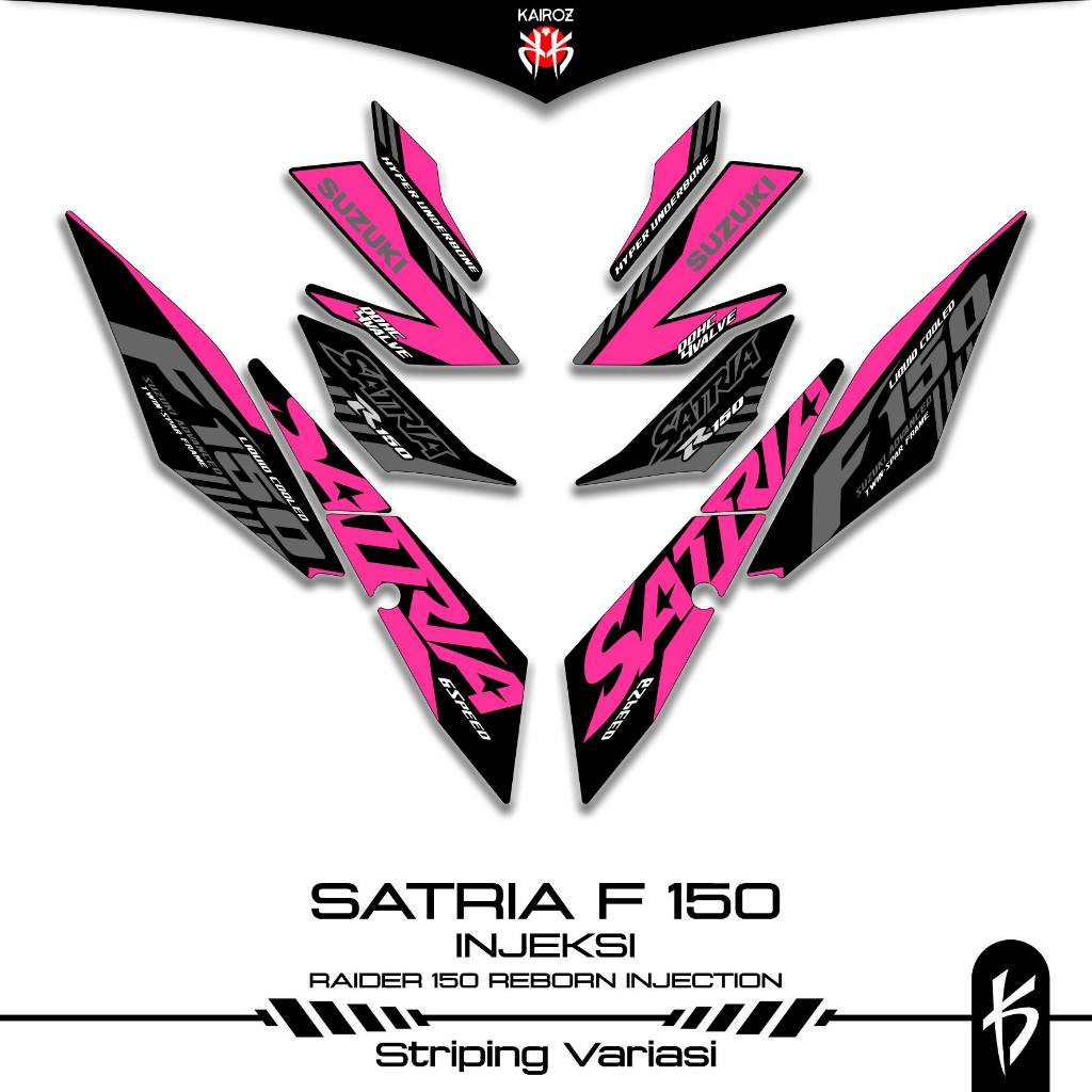 Striping Suzuki Satria F150 Injection Sku 14 Sticker Raider R 150 ...