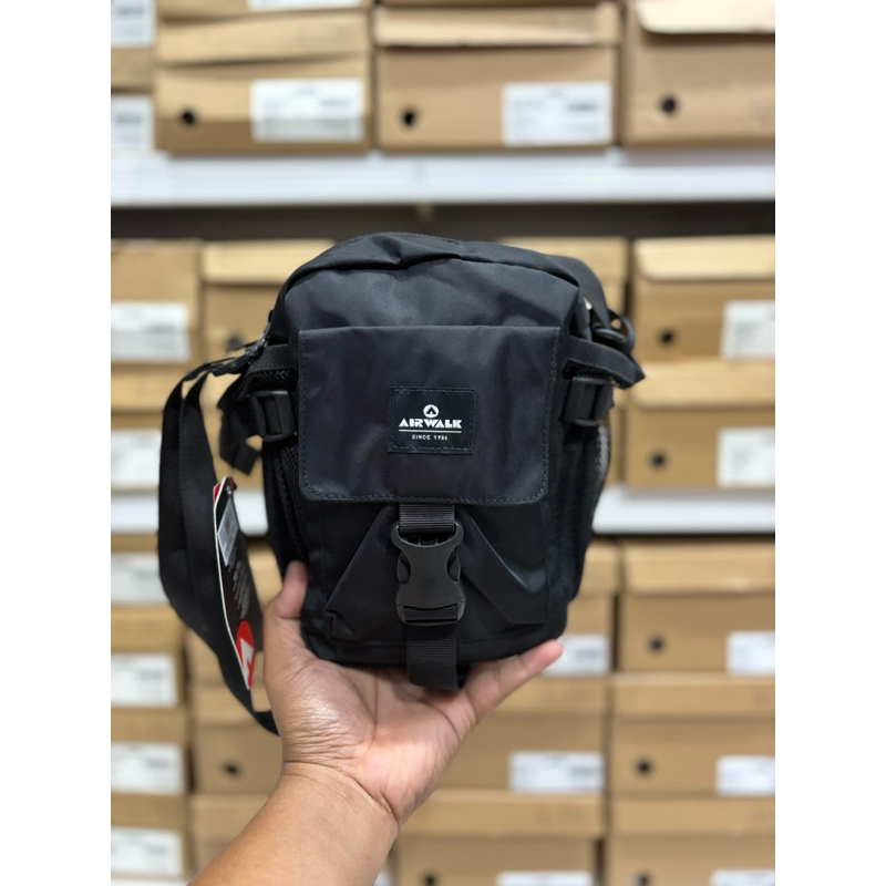 Airwalk BRUNER WAIST BAG BLACK AIWSB BAG240401B ORIGINAL AIRWALK WAIST ...