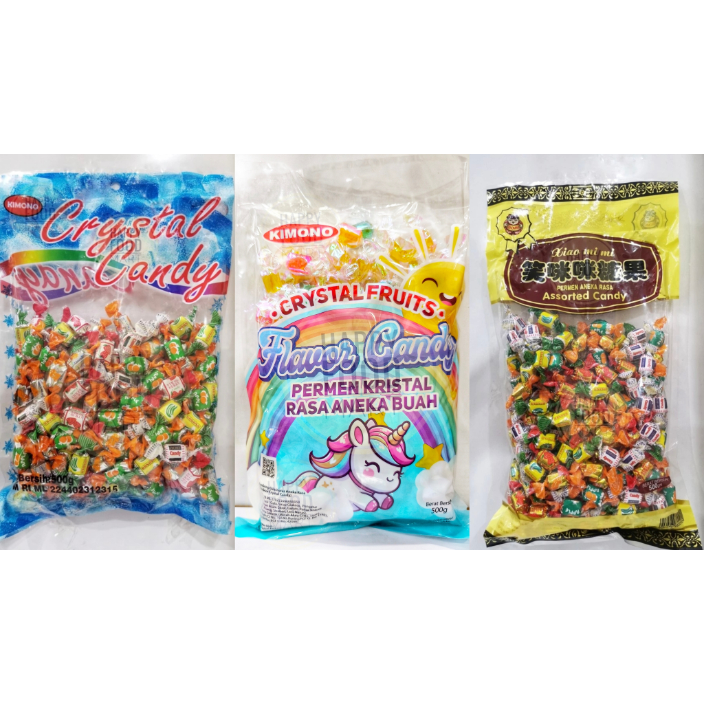 [BPOM RI] KIMONO CRYSTAL CANDY 500 GRAM/XIAO MI ASSORTED CANDY/XIAO HA ...