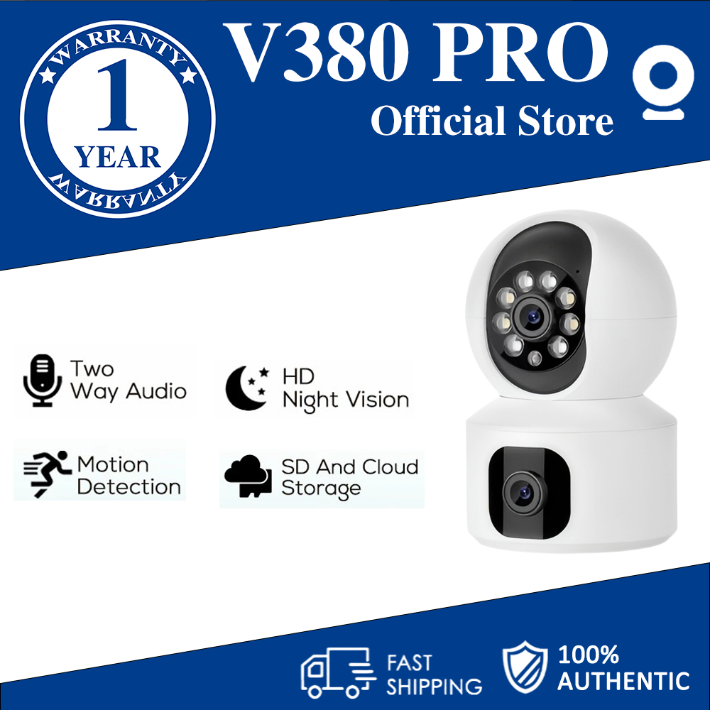 V380 PRO CCTV IP Camera 1080P indoor smart wireless indoor HD PTZ ...