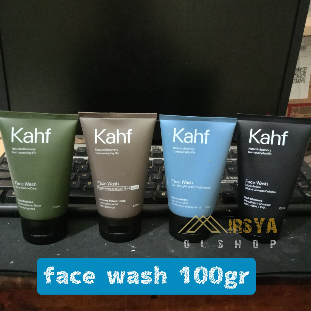 Kahf MEN'S FACIAL WASH 100gr ALL VARIANT | Shopee Philippines