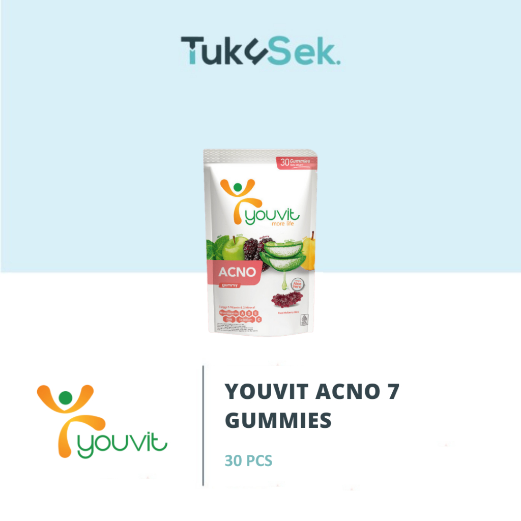 Niacinamide Gummy for Anti-Acne | Youvit AcNO 30 Days with Vitamin A ...