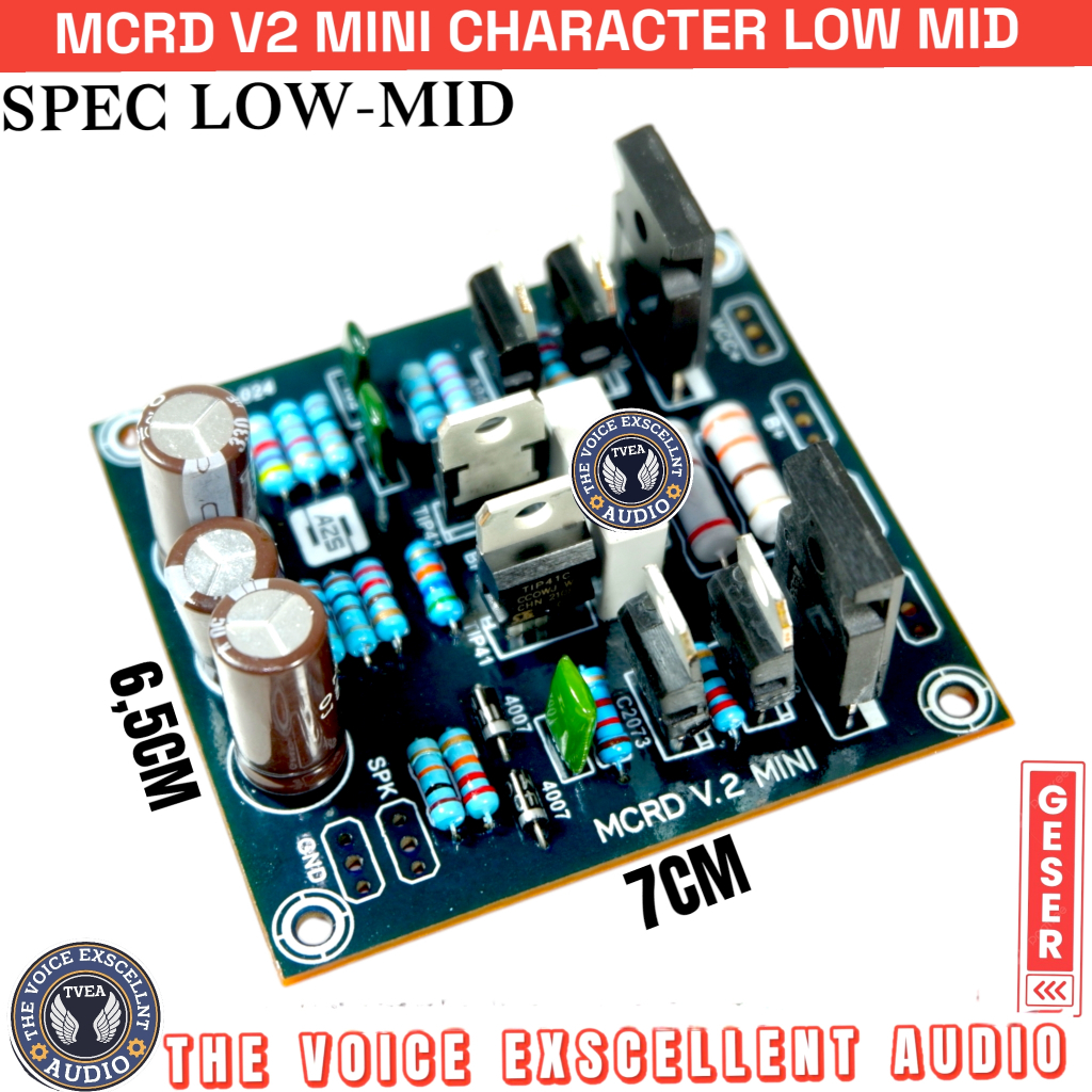Mcrd V2 MINI Character Low Mid Driver | Shopee Philippines