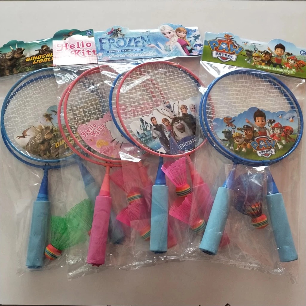 Minimoo_badminton racket toy for toddlers made of metal edge | Shopee ...