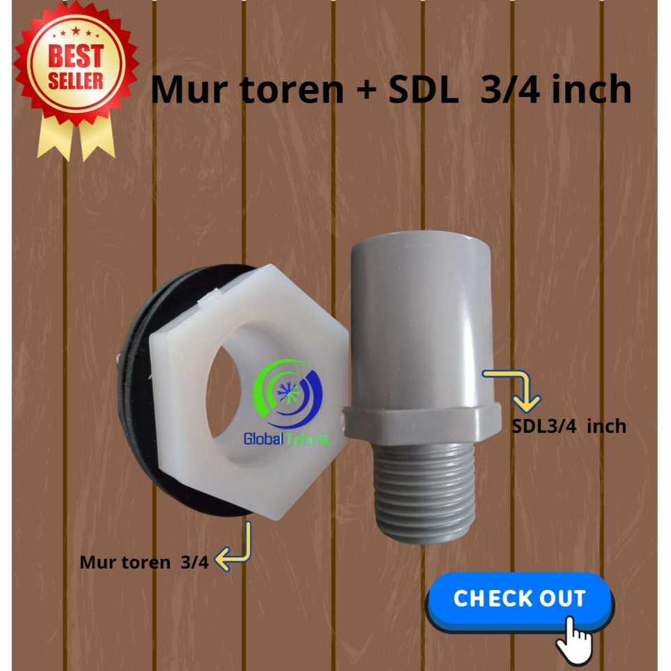 MUR DRAT TOREN TANDON WATER POND TARPAL 3/4" PACKAGE + SDL | Shopee ...