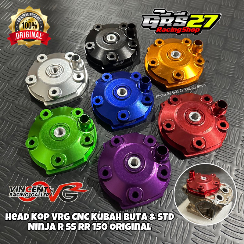 HEAD KOP CYLINDER VRG CNC DOME BUTA AND STD NINJA R SS RR NEW OLD ZX ...