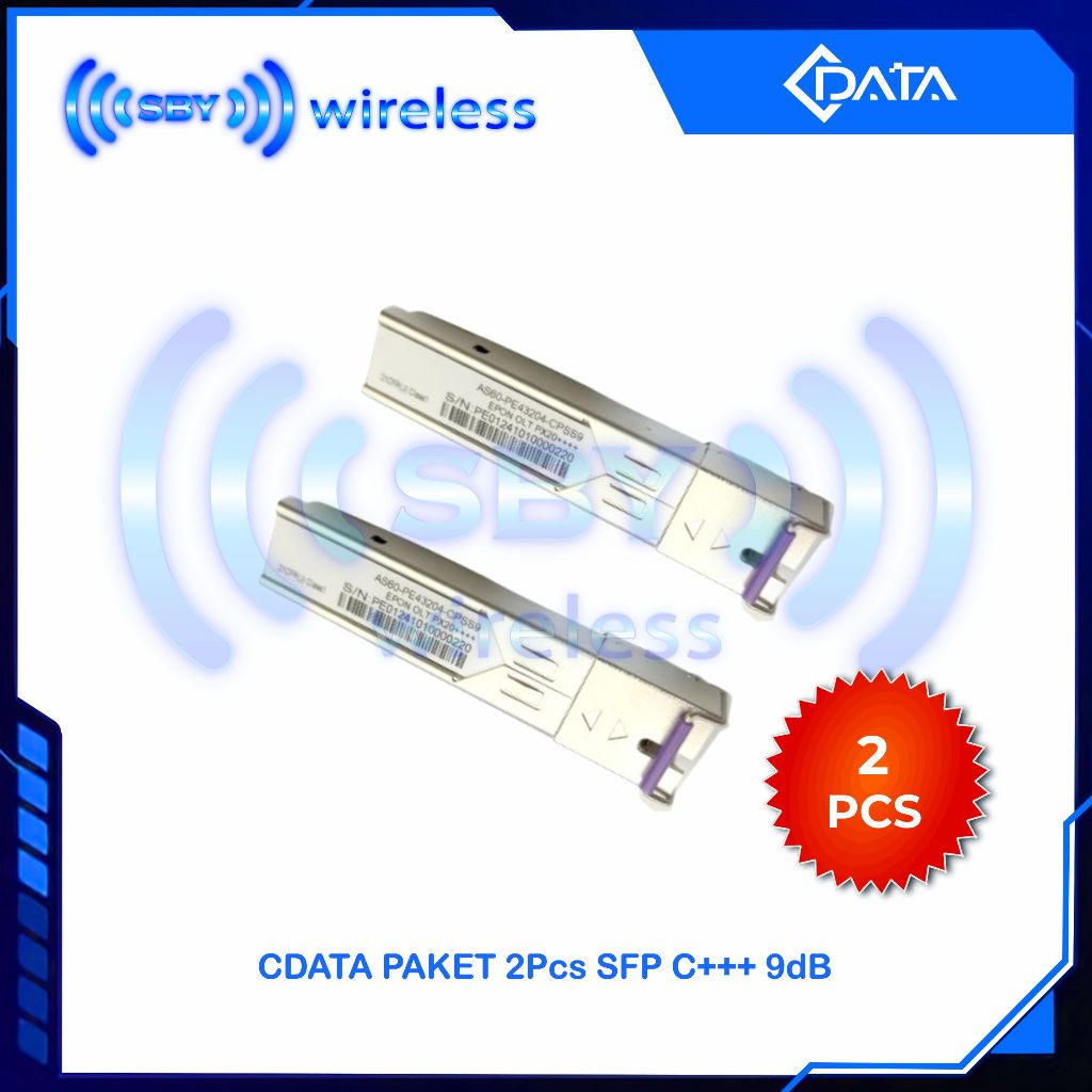 CDATA PACKAGE 2Pcs SFP C+++ 9dB C-DATA | Shopee Philippines