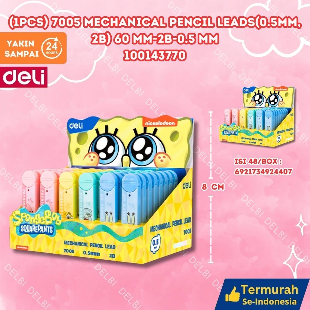 DELI Mechanical Pencil Leads 2B | Mechanical Pencil 2B Refill | (1PCS ...