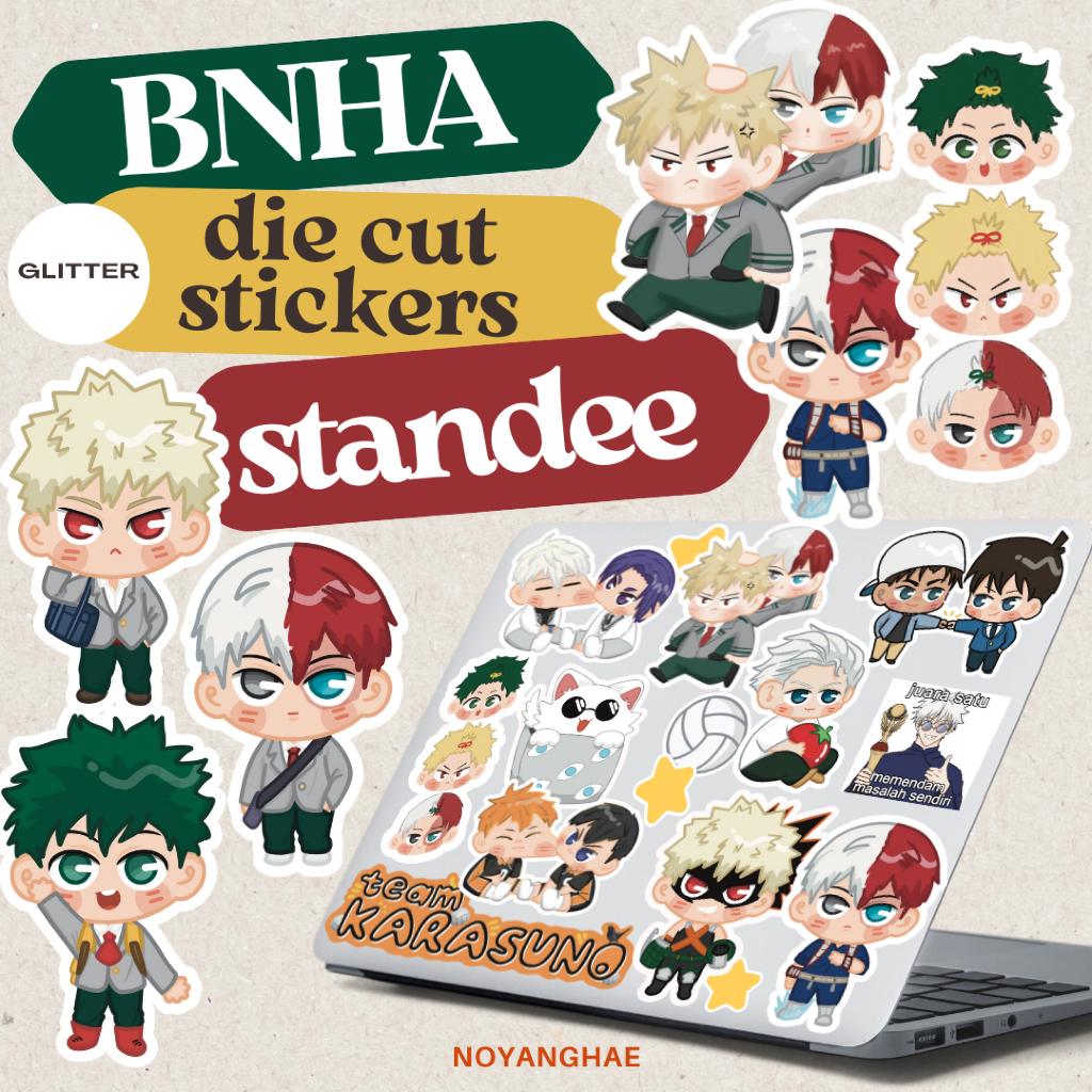 Boku No Hero Academia BNHA stickers and standee | Noyanghae | Shopee ...