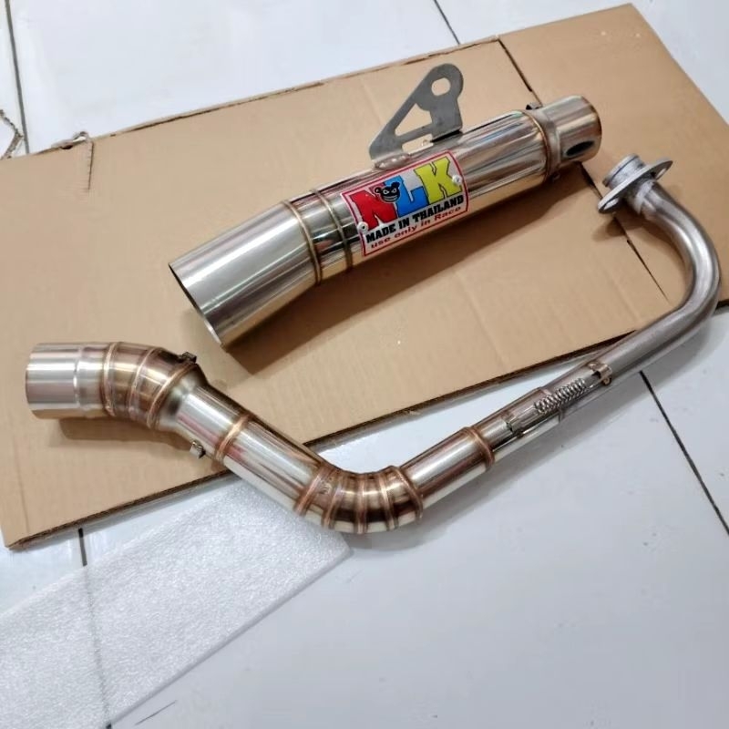 Open Pipe 51mm tube type NLK 1set Mio sporty Mio i 125 Mio M3 Soul i ...