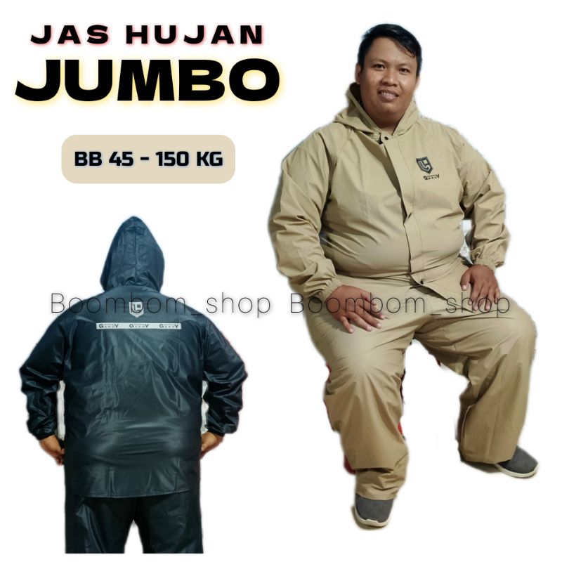 GARDY EXTRA BIG SIZE JUMBO RAINCOAT MEN WOMEN 3 - 6 XL PVC SUPER THICK ...