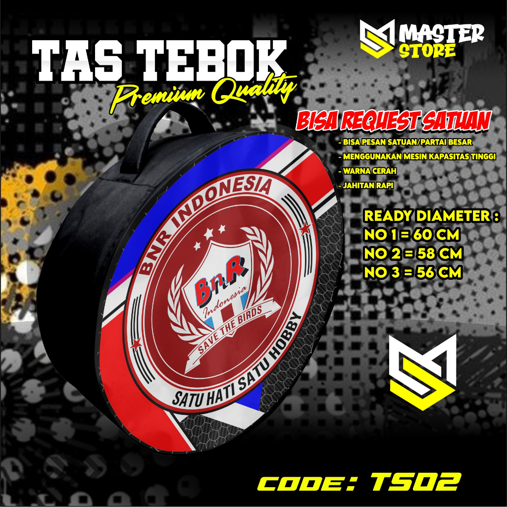Tebok Murai Bag with BNR INDONESIA motif Carrying Backpack Carrying ...