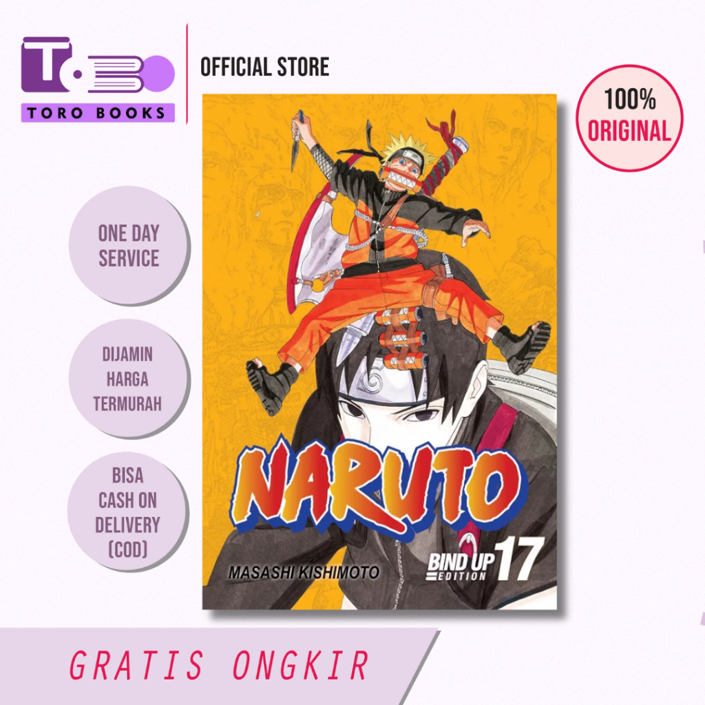Comic series: Naruto Bind Up Edition 17 - Masashi Kishimoto | Shopee ...